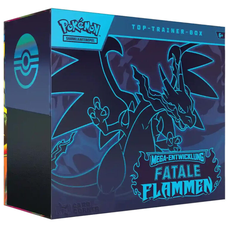 Pokémon Mega-Entwicklung Fatale Flammen Top-Trainer-Box – TTB DE - Poké Loco